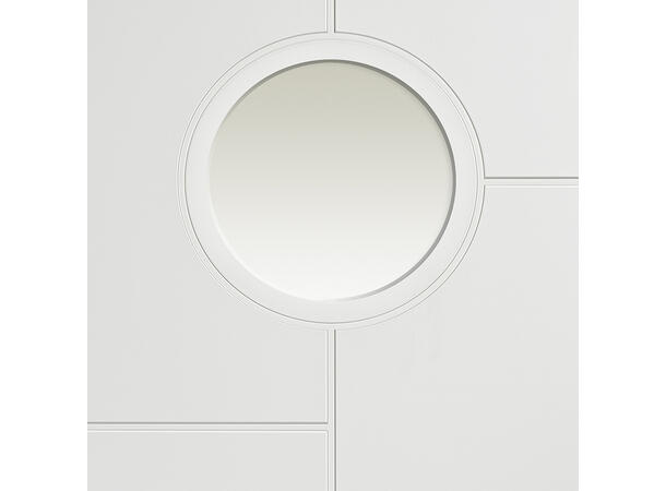 Stavern Hvit 90 x 210 V Sotet Glass - Harmonie Norge AS