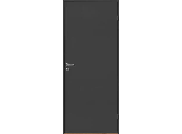 Slett Kompakt Grå Dørblad - NCS S 7500-N - Harmonie Norge AS